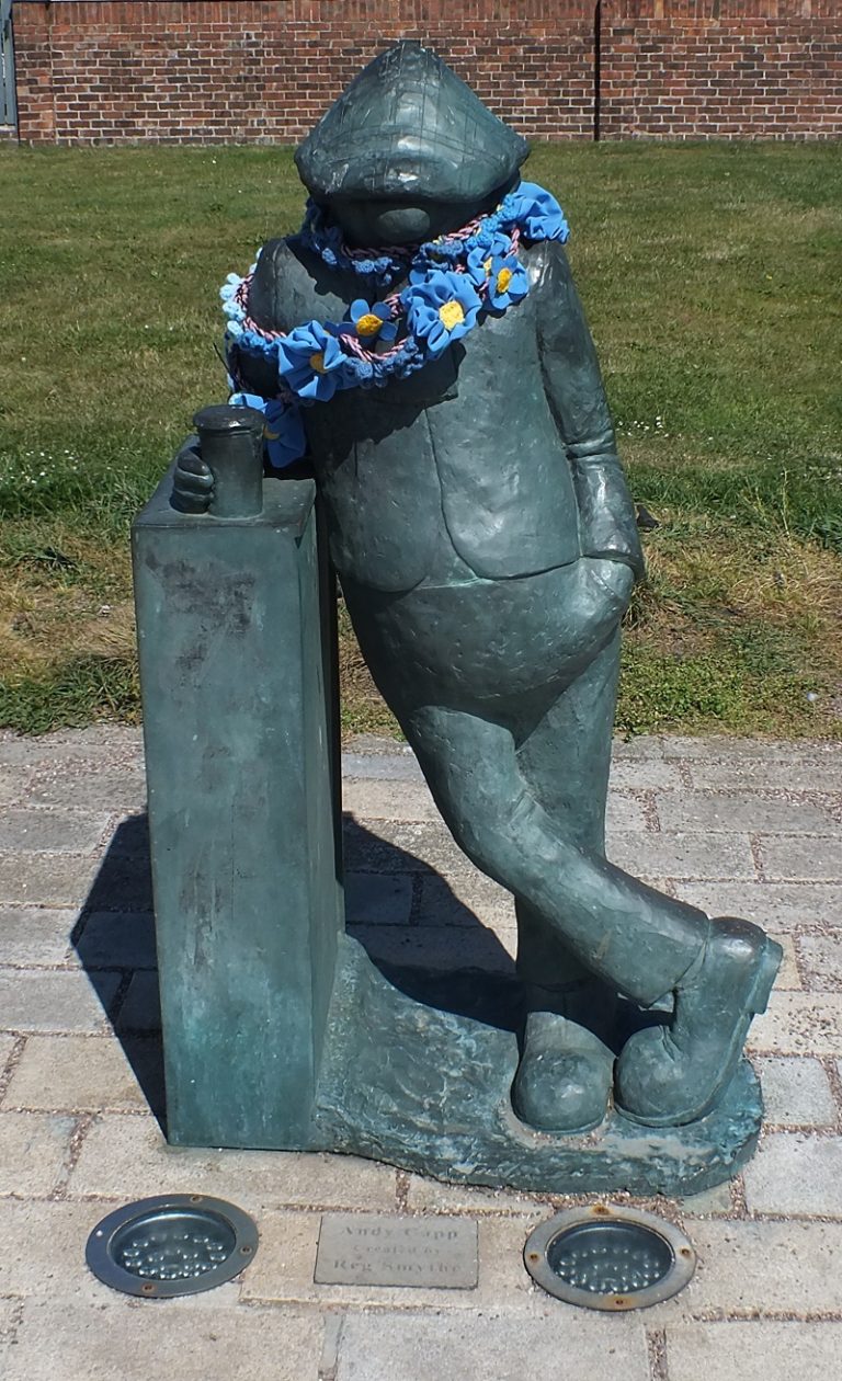 Yes, humour comic hero “Buster” was “Buster Capp”, Andy Capp’s son ...