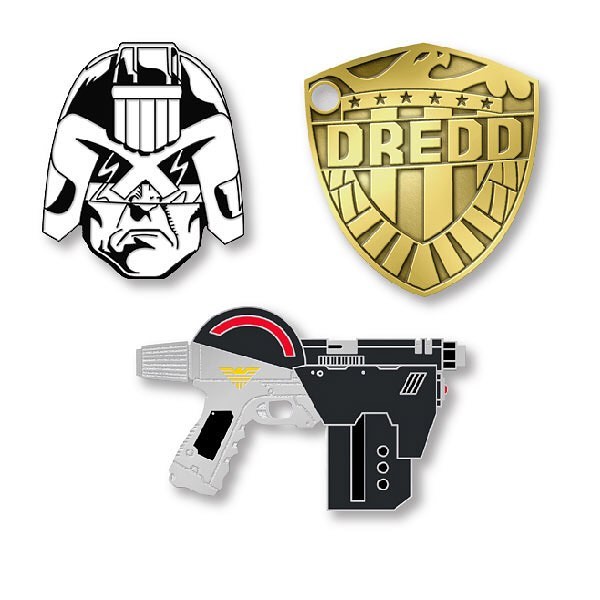Judge Dredd, Dark Judges badges released by yesterdays.co ...