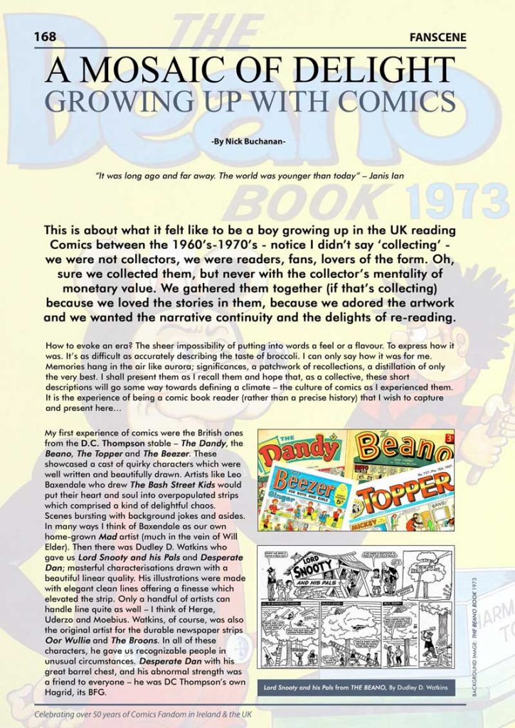 British comic fanzines celebrated in style in FANSCENE – a new fanzine ...