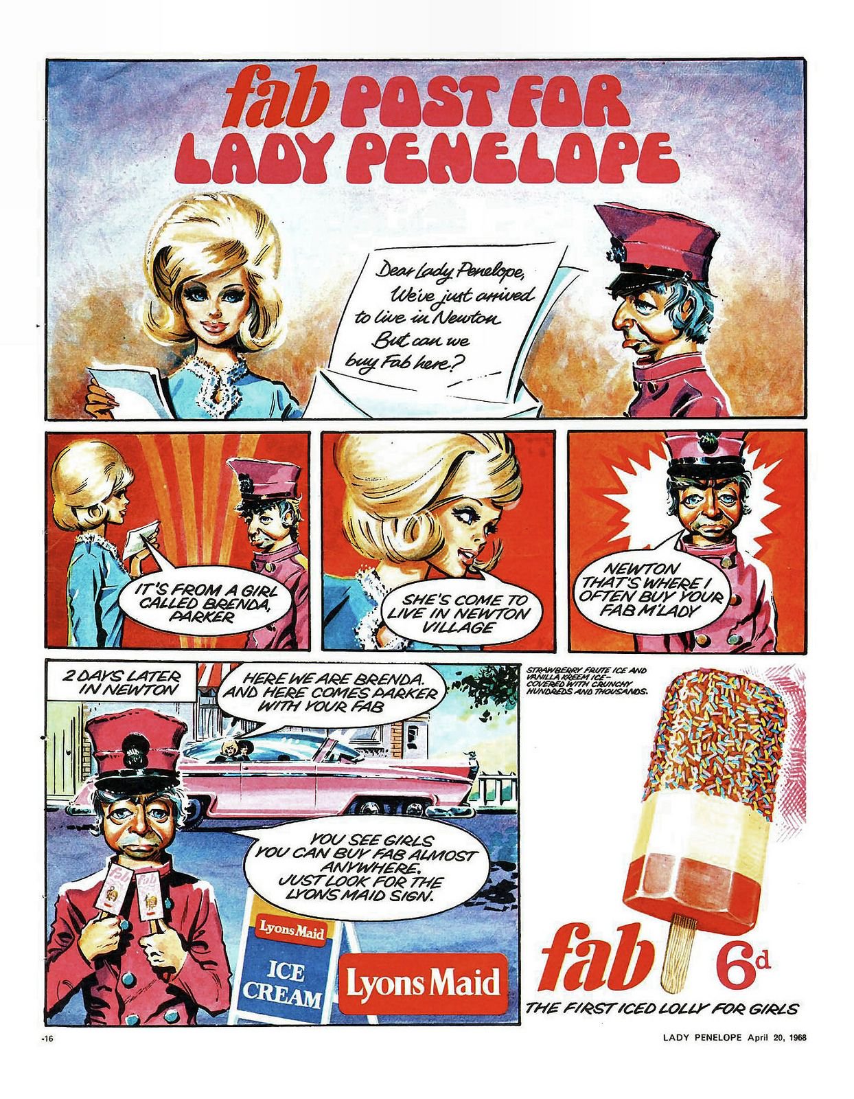 Words From Beyond: Lady Penelope Artist Frank Langford Part 2 ...