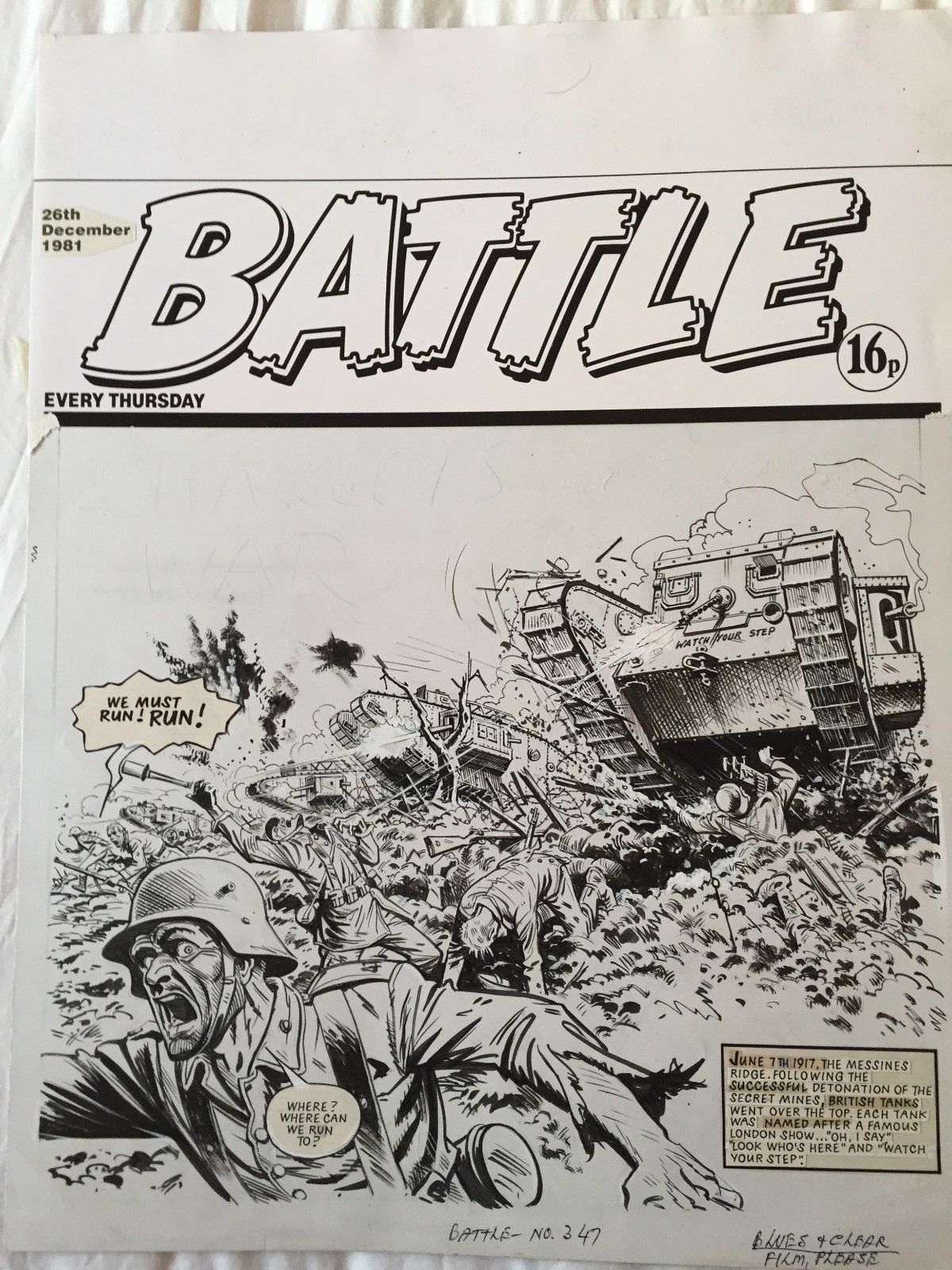“Charley’s War” Battle cover on offer on eBay – downthetubes.net