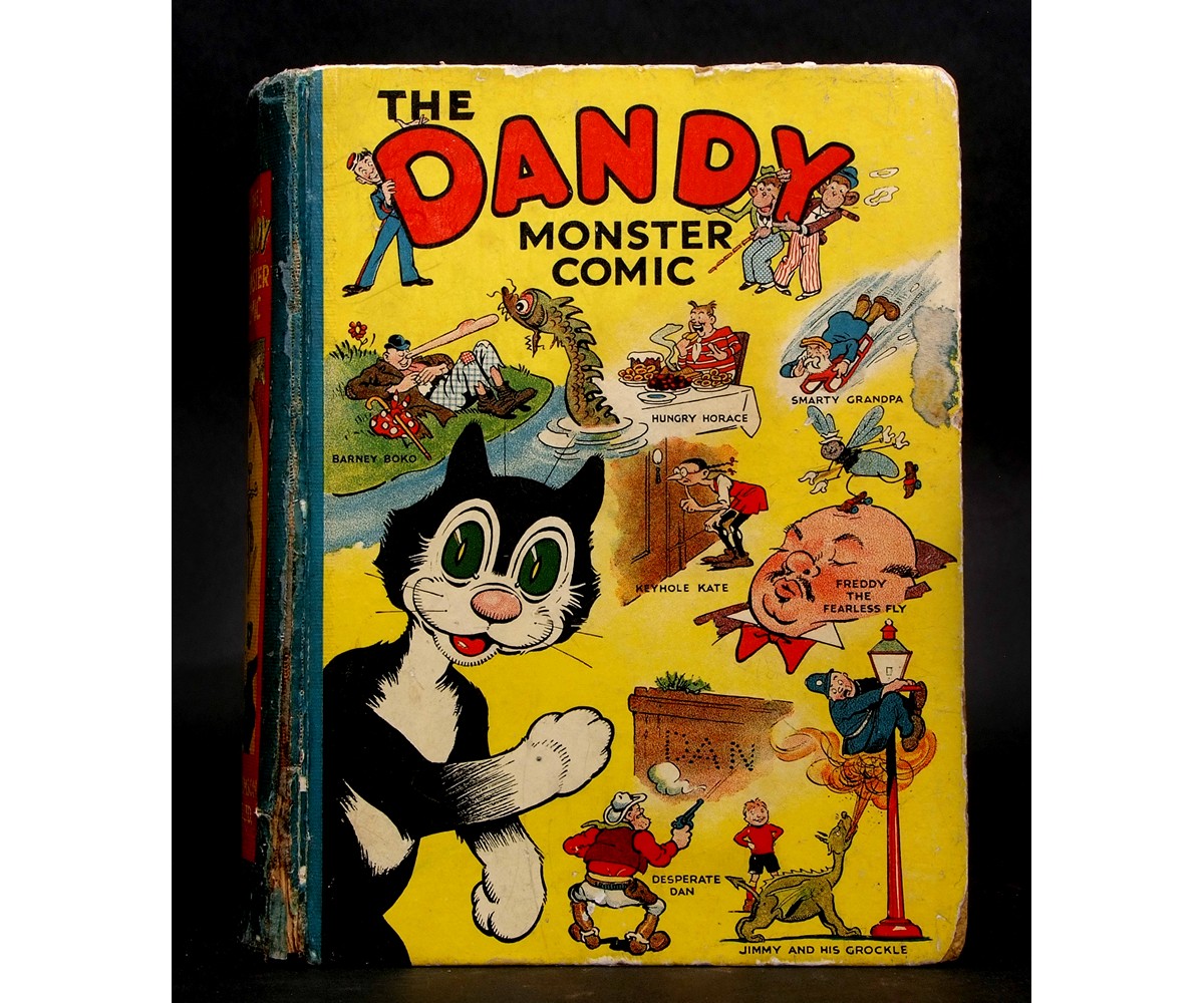 Rare Dandy Monster Comic annual offered at auction, expected to sell ...