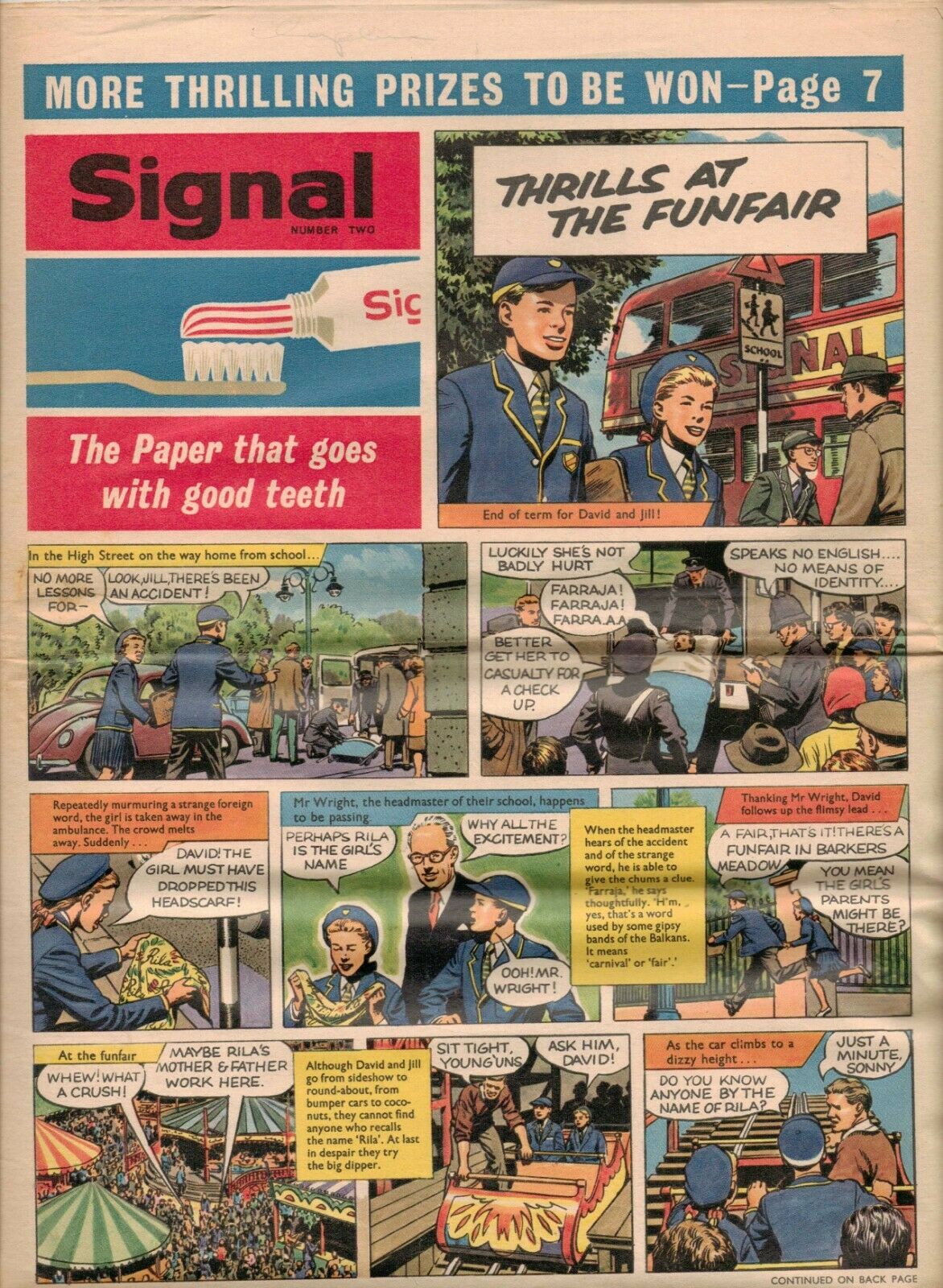 Filling in the Gaps: who remembers the 1960s custom comic, “Signal ...