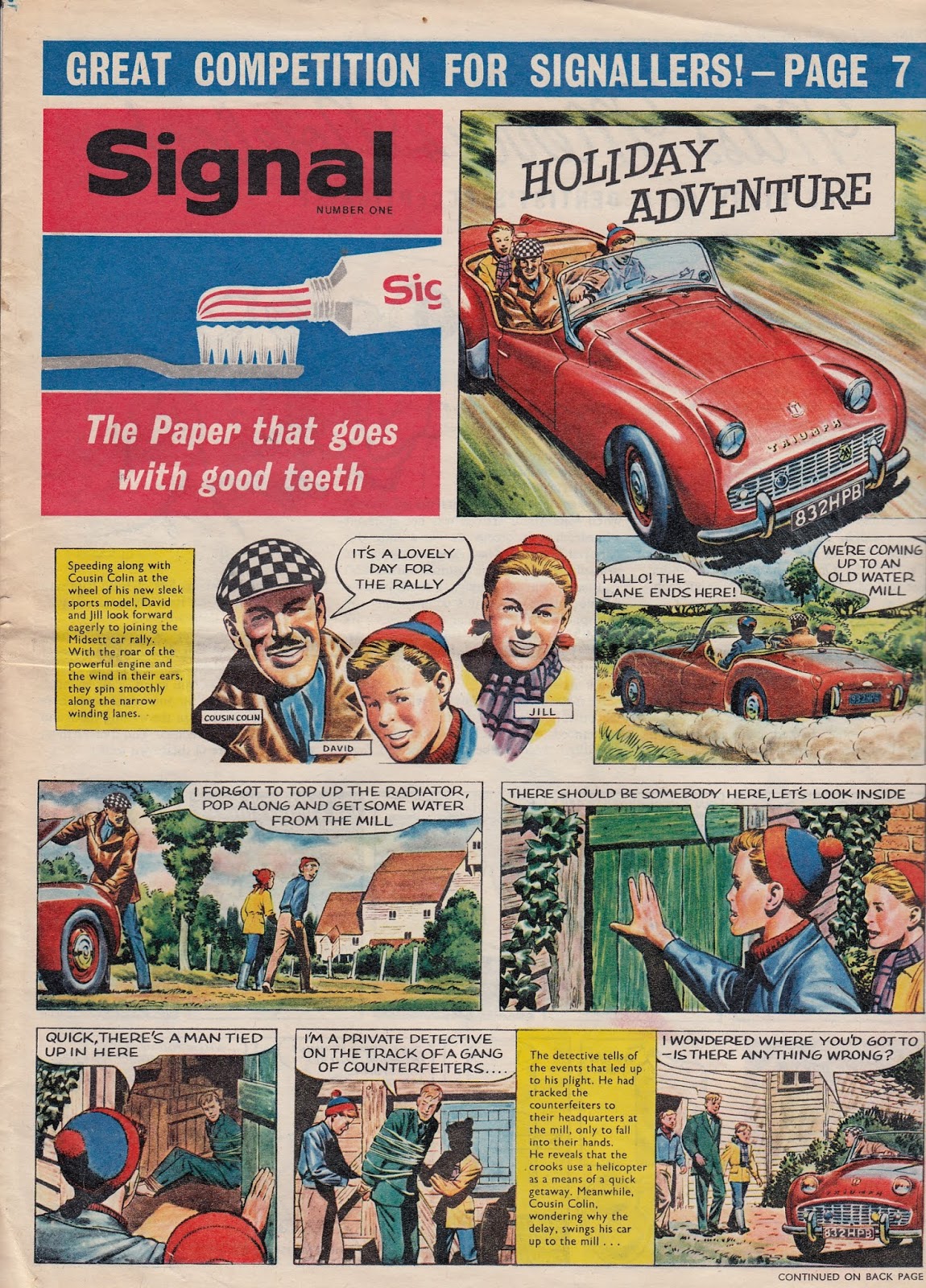 Filling in the Gaps: who remembers the 1960s custom comic, “Signal ...