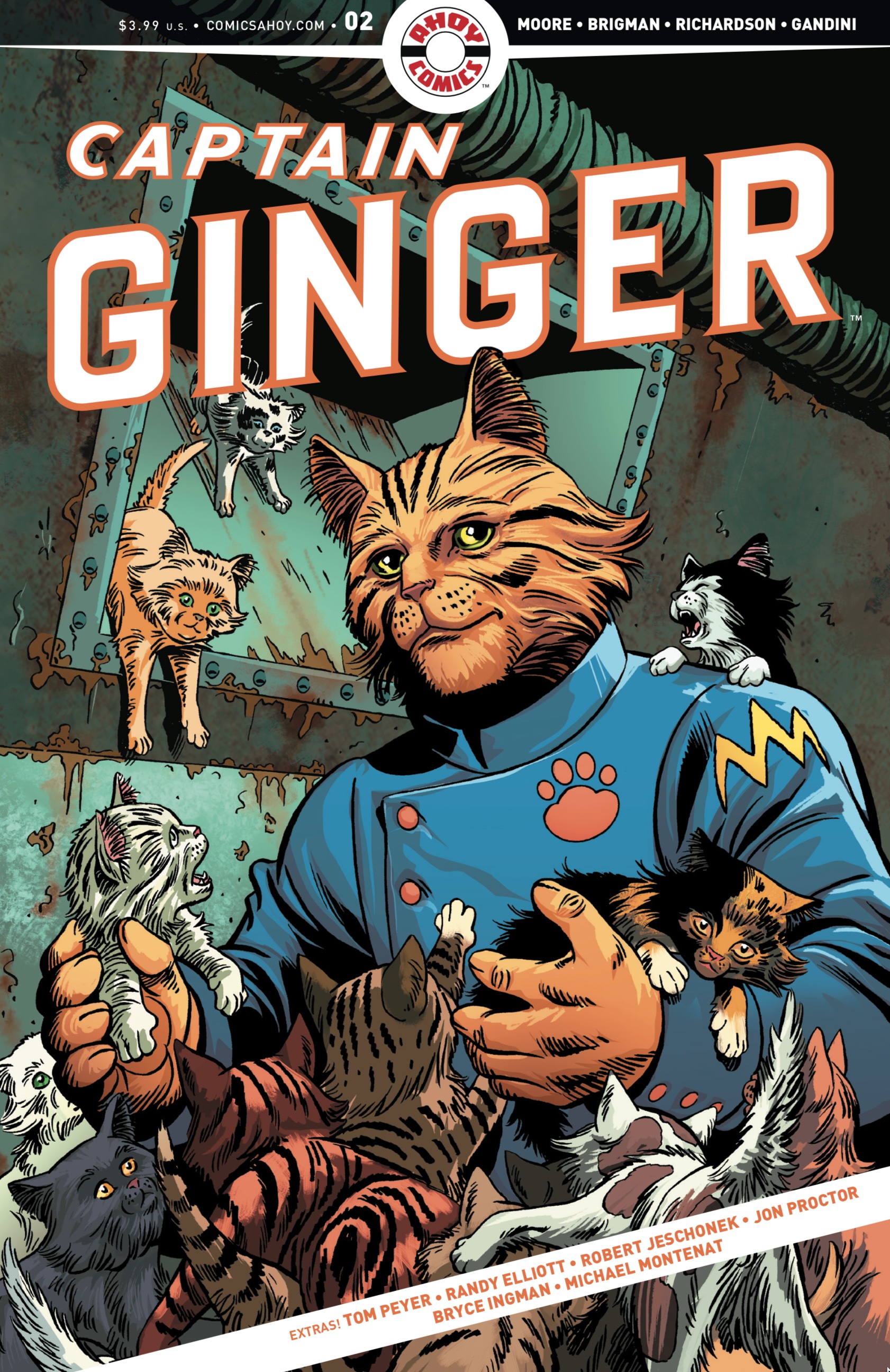 The Future Belongs to Cats! Ahoy Comics “Captain Ginger” collection ...