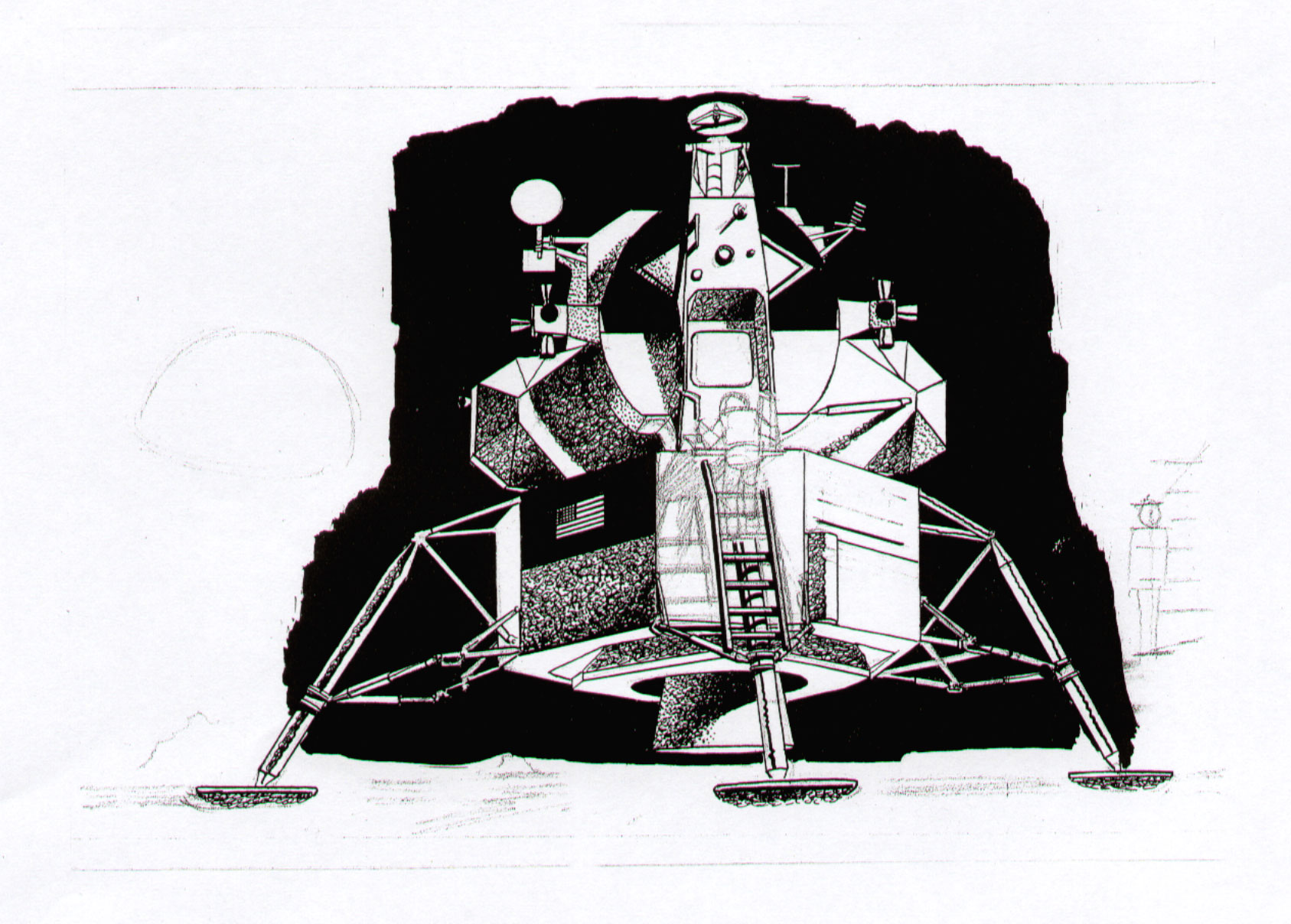 Apollo 11 at 50: The First Moon Landing, illustrated by Frank Bellamy ...