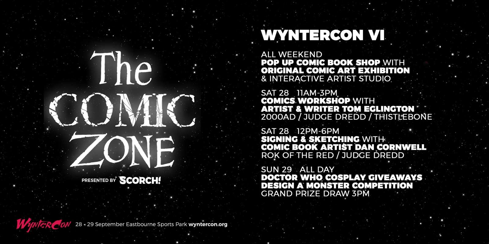 Scorch Comics delivers a great “Comic Zone” to Wyntercon VI this ...