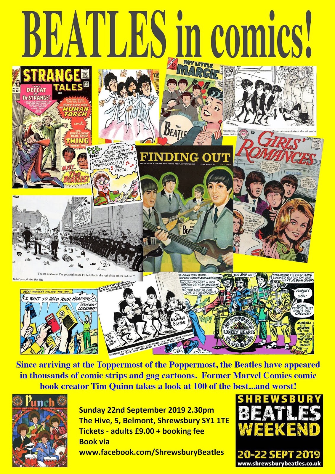 Beatles Comics in the spotlight at Shrewsbury Beatles Weekend ...