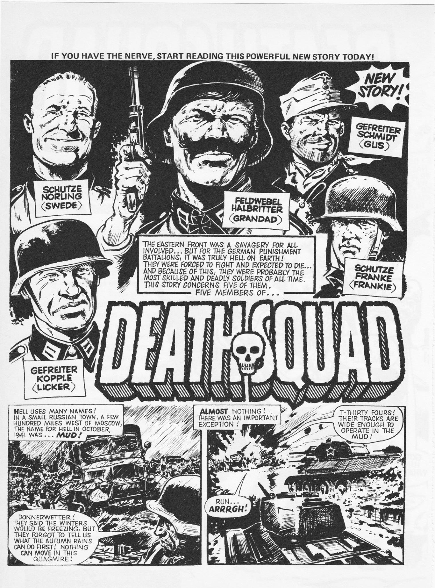 Battle’s “Death Squad” by Alan Hebden and Eric Bradbury collected for ...