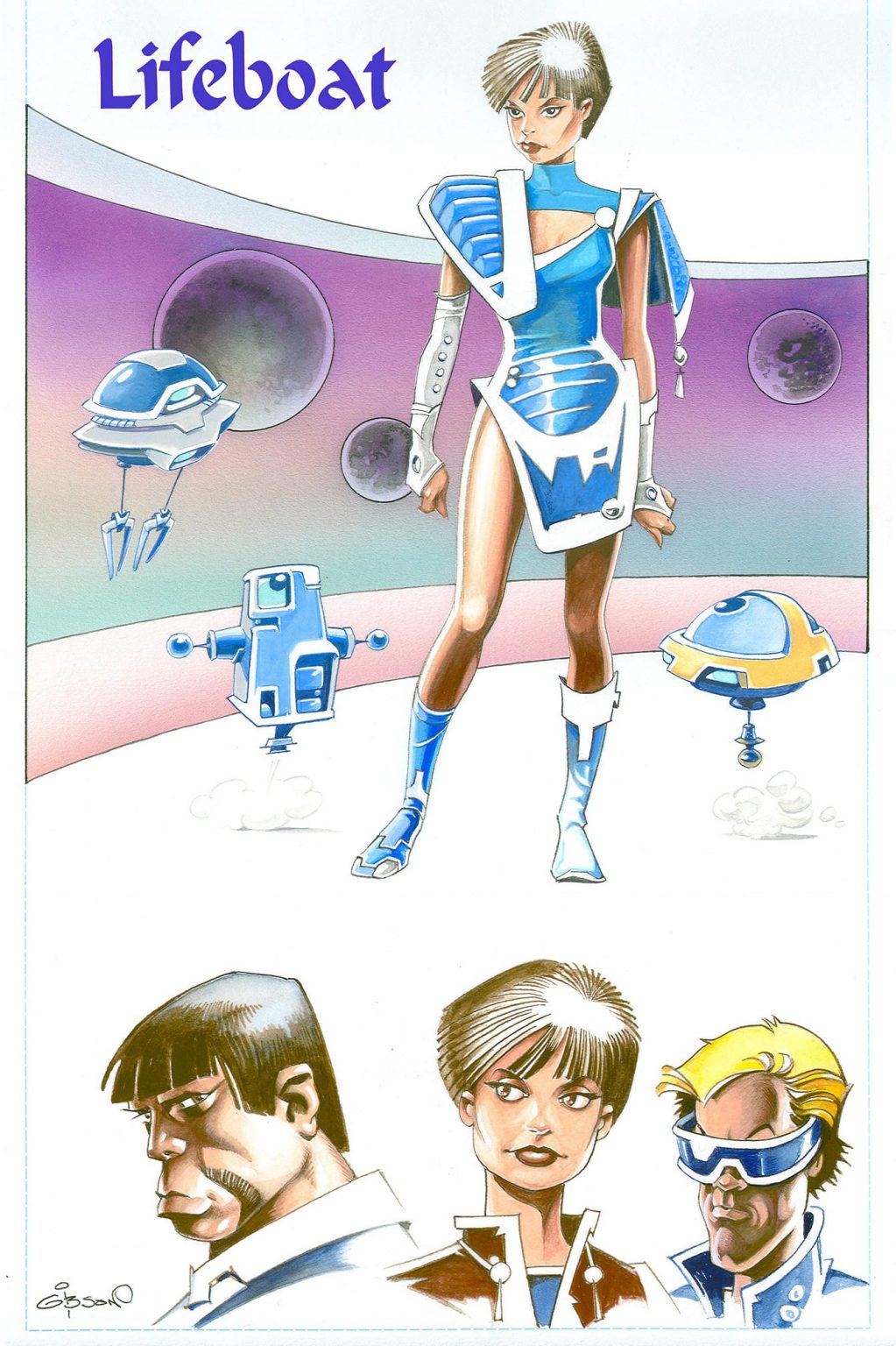 2000AD artist Ian Gibson’s Lifeboat graphic novel project smashes ...