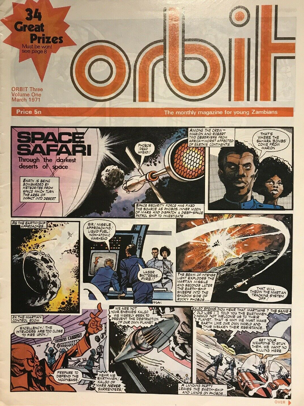 Discovering “Orbit” – Zambia’s unique science and comic magazine ...