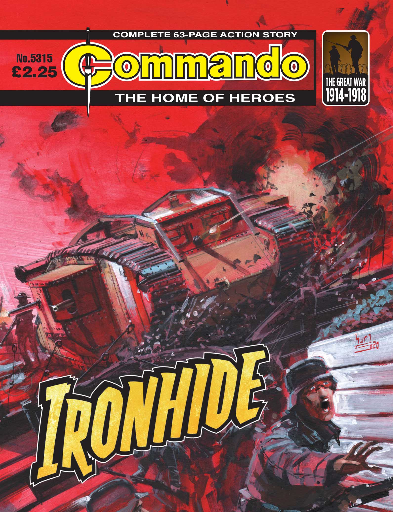 Comic Creator Spotlight: A Visit to Commando artist Keith Burns studio ...