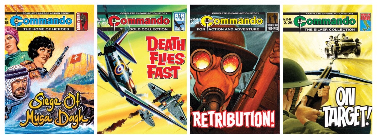 Spy missions and duelling Spitfires spice up the Commando action ...