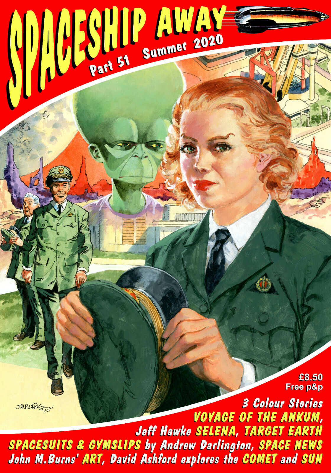 Dan Dare-inspired Spaceship Away 51 zooms into our sights ...