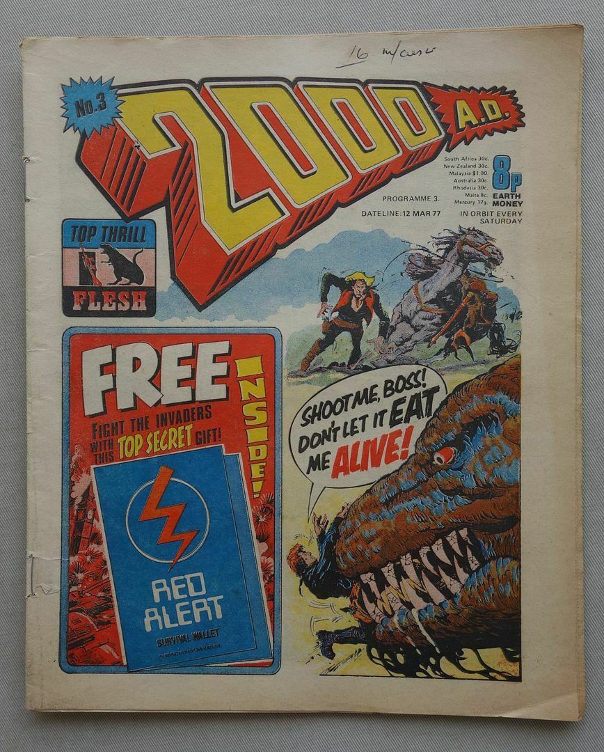 Early 2000AD Progs and more, some with free gifts, offered in latest ...