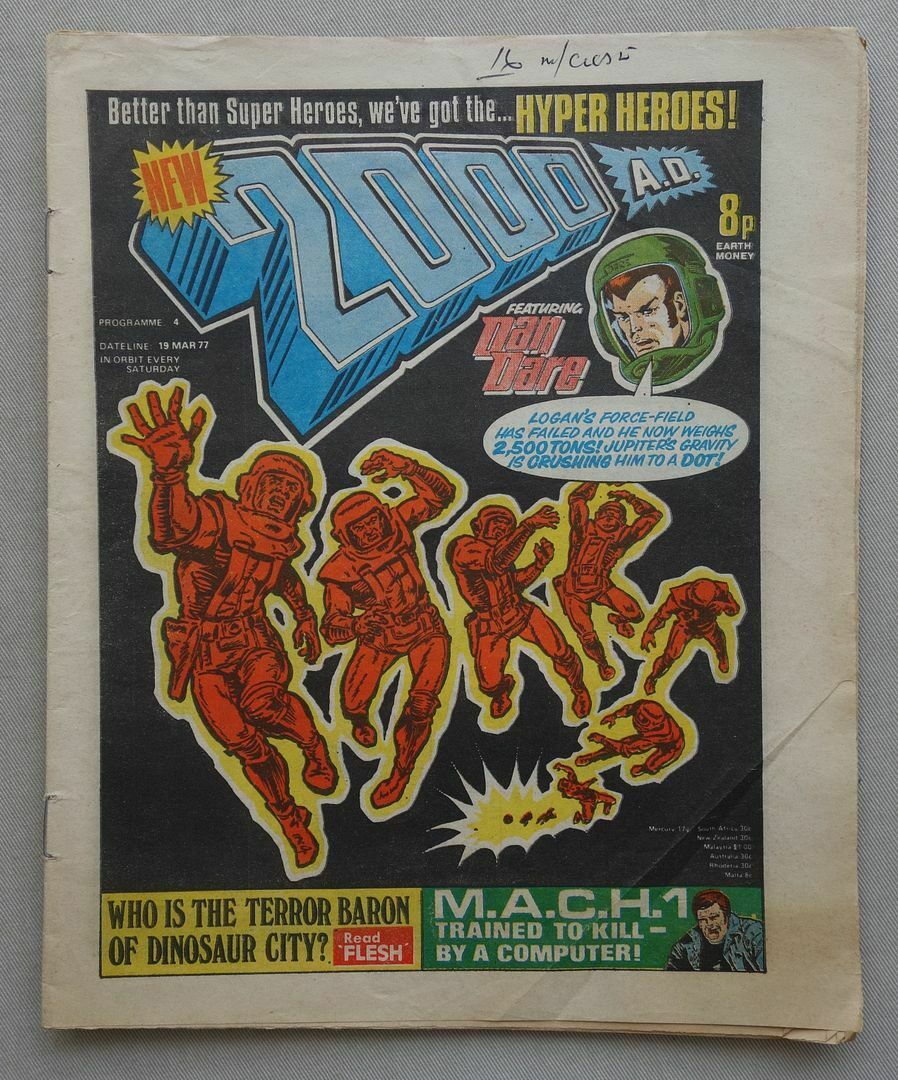 Early 2000AD Progs and more, some with free gifts, offered in latest ...