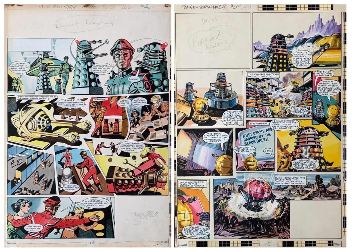 TV Century 21 “The Daleks” original art sought for new collection ...