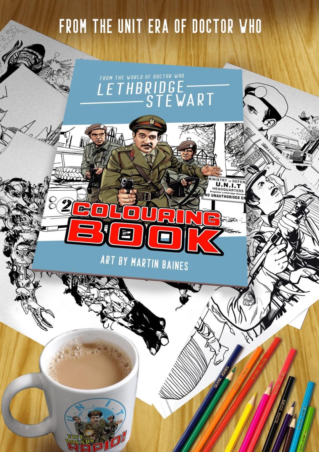 Doctor Who-inspired “Lethbridge-Stewart Colouring Book” in the works ...