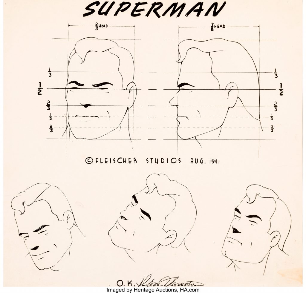 Rare Fleischer Studios’ Superman animation art offered by Heritage ...