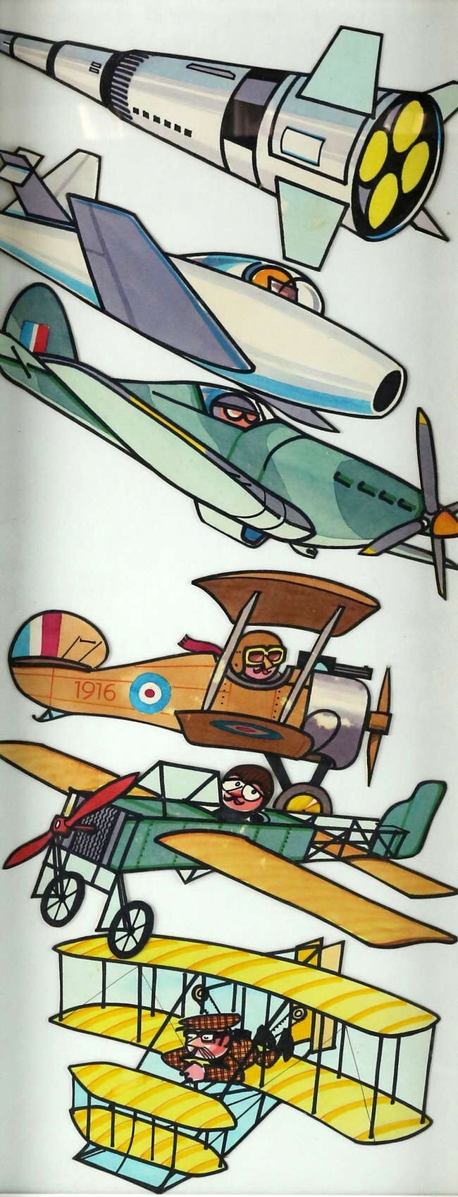 Art by TV’s Tony Hart, including original “Blue Peter” logo design ...