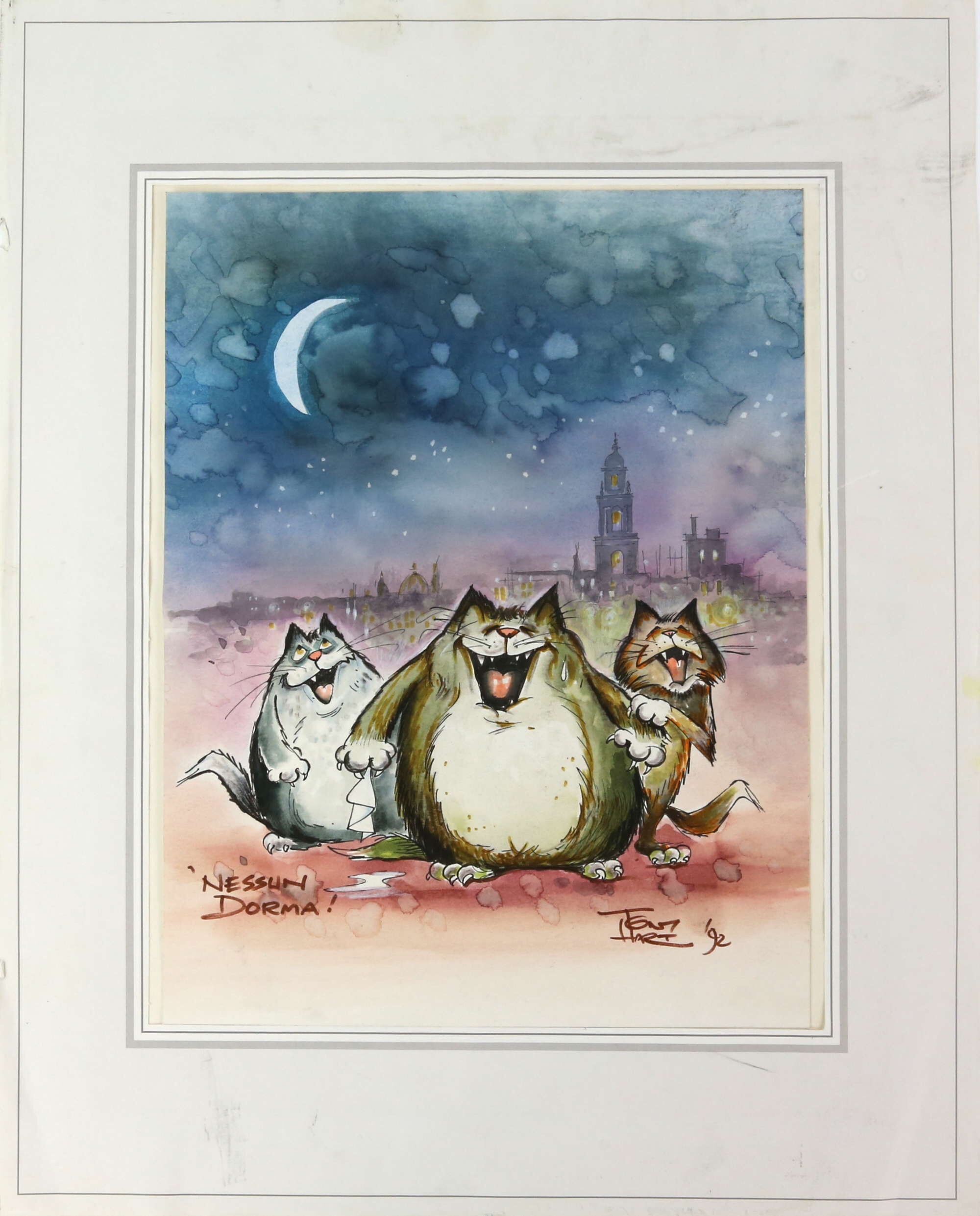 Art by TV’s Tony Hart, including original “Blue Peter” logo design ...