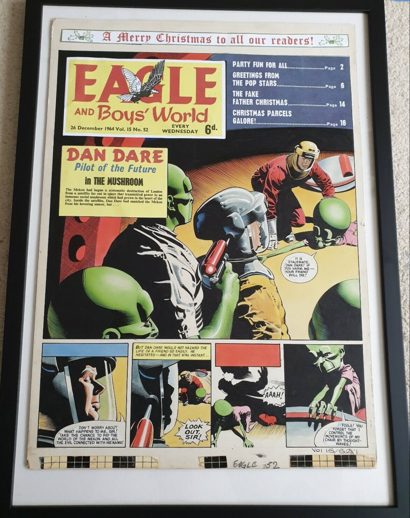 Keith Watson “Dan Dare”, Denis McLoughlin British comic art on offer on ...