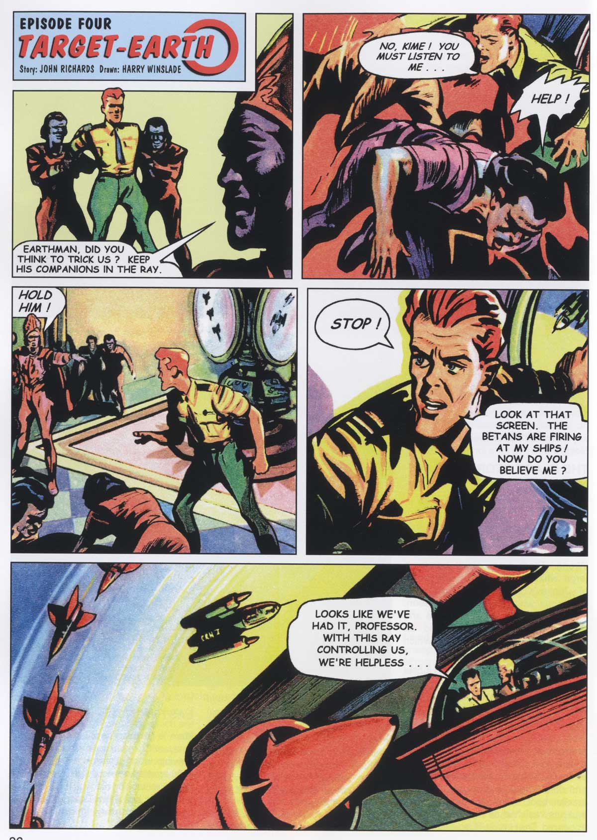 Dan Dare faces more alien menace in latest Spaceship Away, on sale now ...