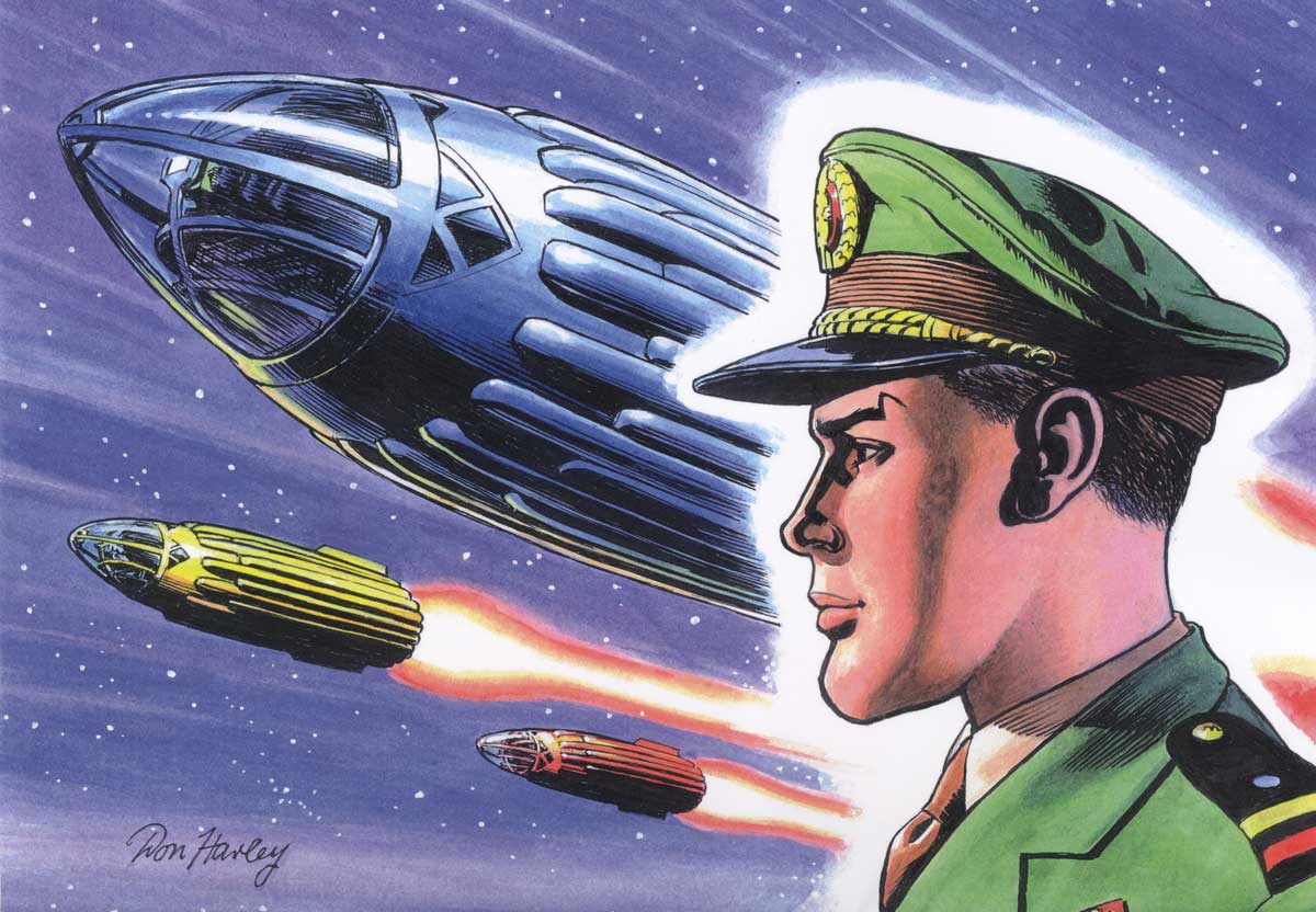 Dan Dare faces more alien menace in latest Spaceship Away, on sale now ...