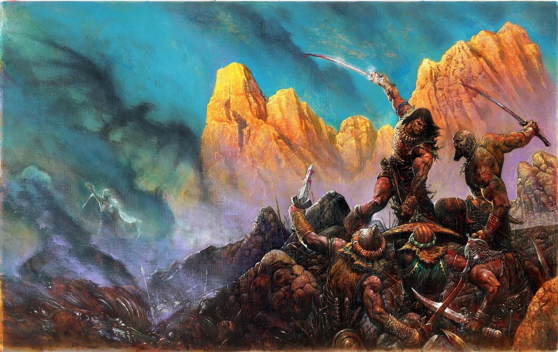 Stunning Conan the Barbarian art by Batman: Reptilian artist Liam Sharp ...