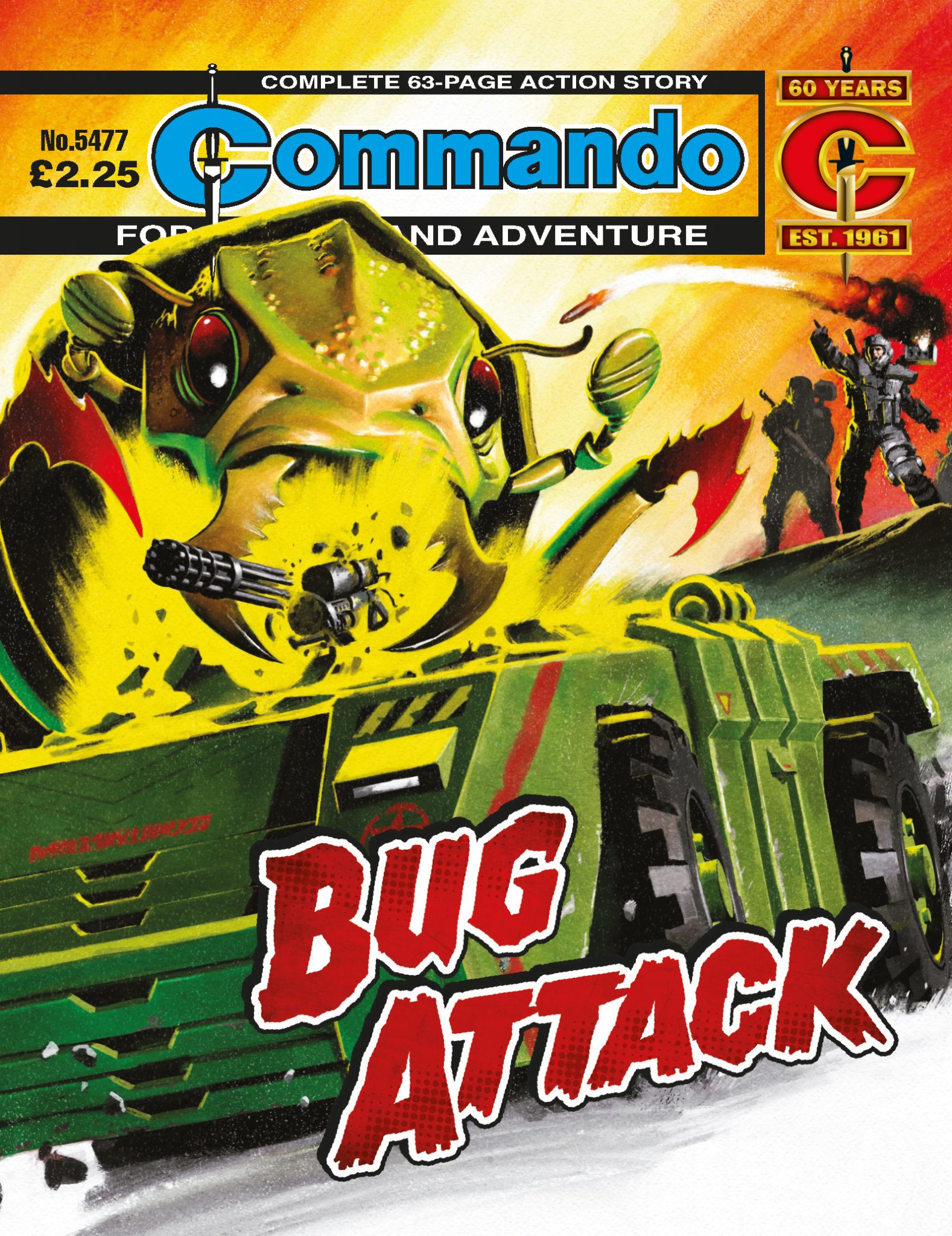 Giant bugs on the prowl in latest Commando comics! – downthetubes.net
