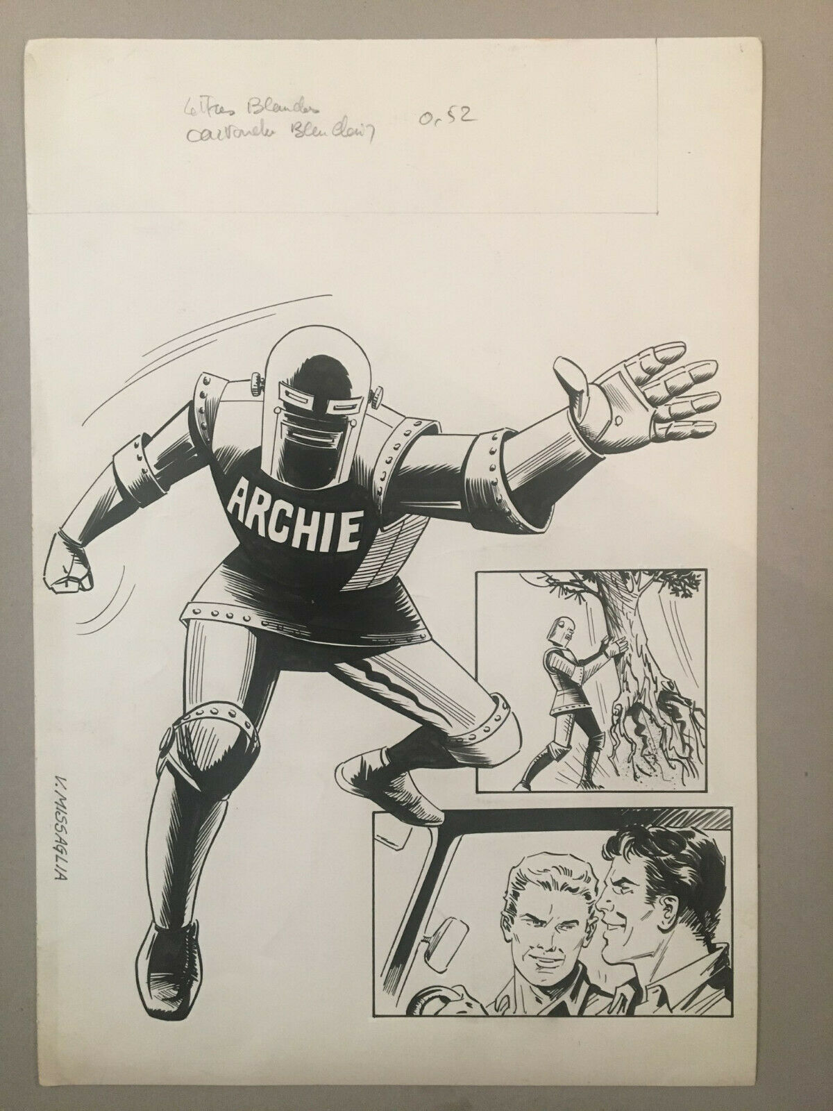 “Biggles” by Ron Embleton and Mike Western, French “Robot Archie” cover ...