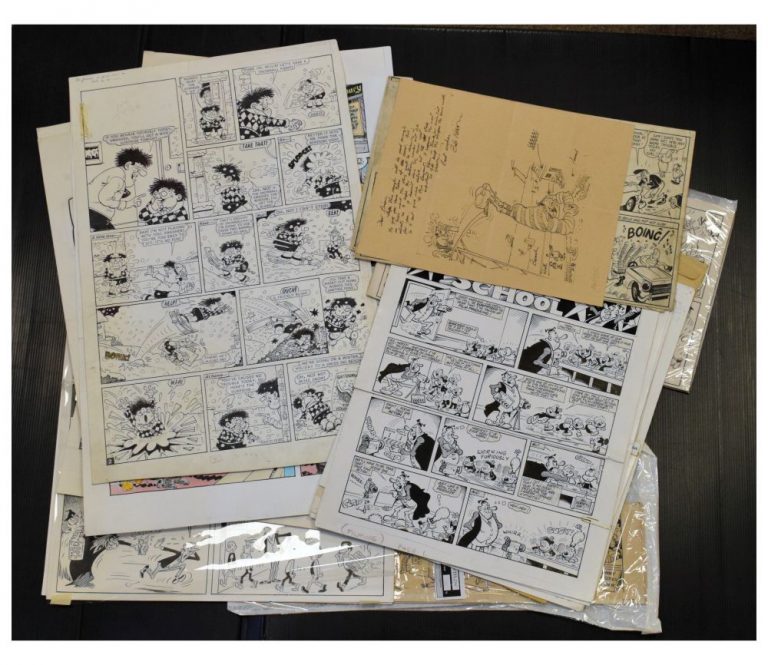 Comic art by “Scream Inn” creator Brian Walker and other humour comic ...