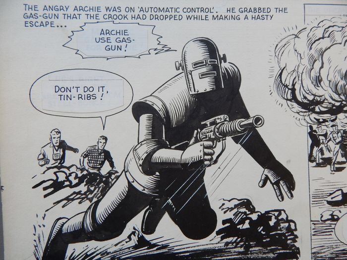 Blake & Mortimer tribute art, a “Robot Archie” original and more, on ...