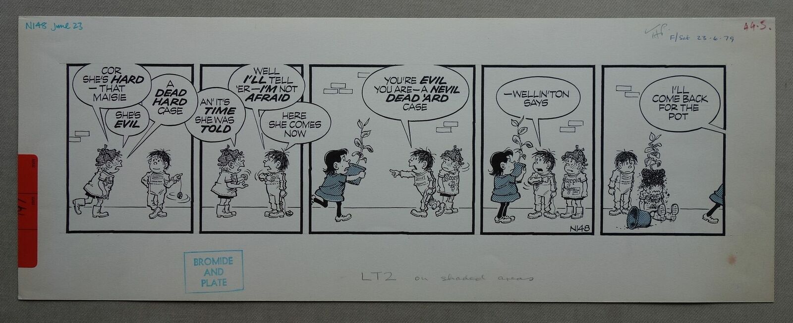 Phil-Comics offers “Eric Clapton” BEANO, “The Perishers” original art ...