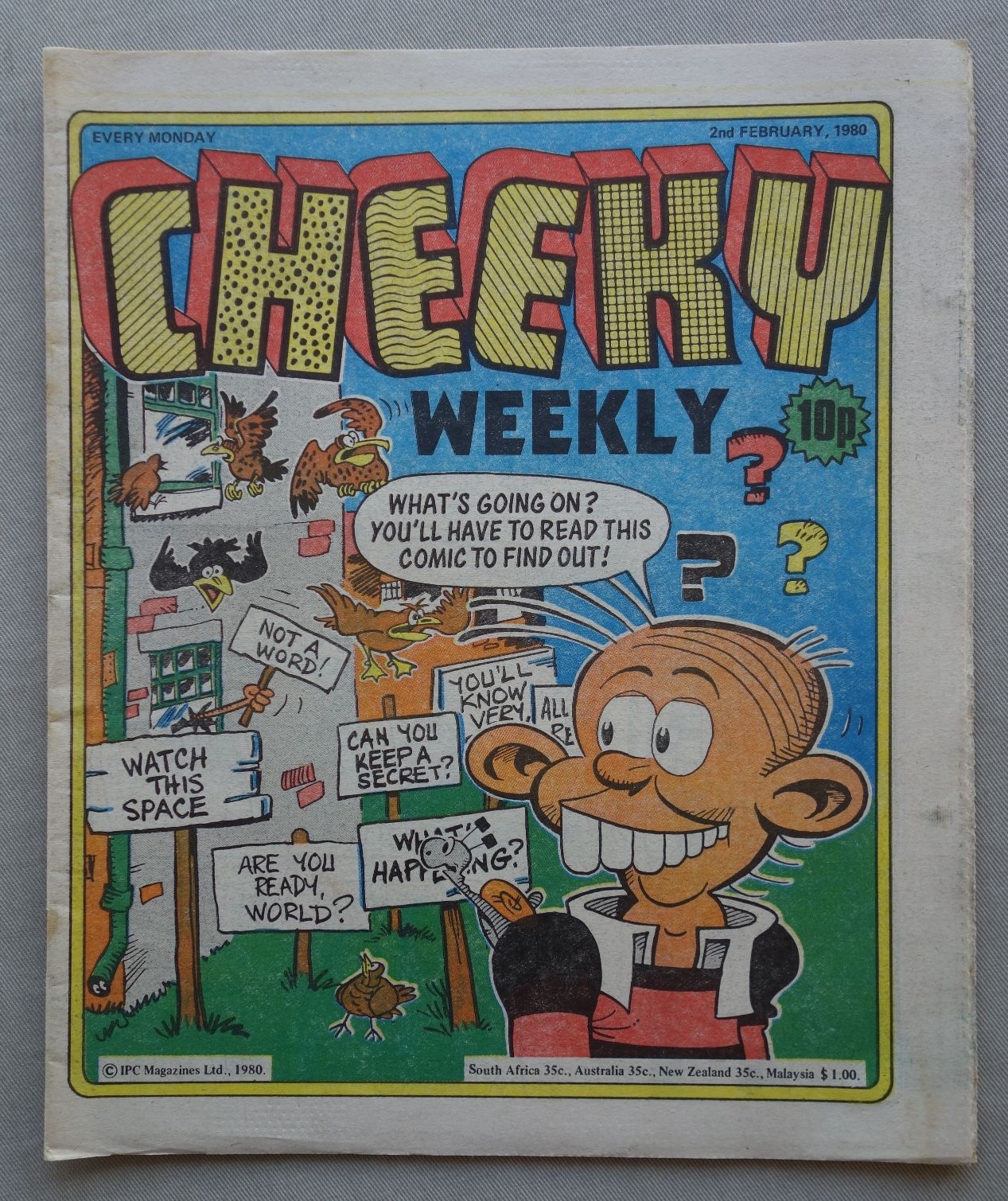 Phil-Comics offers “Eric Clapton” BEANO, “The Perishers” original art ...