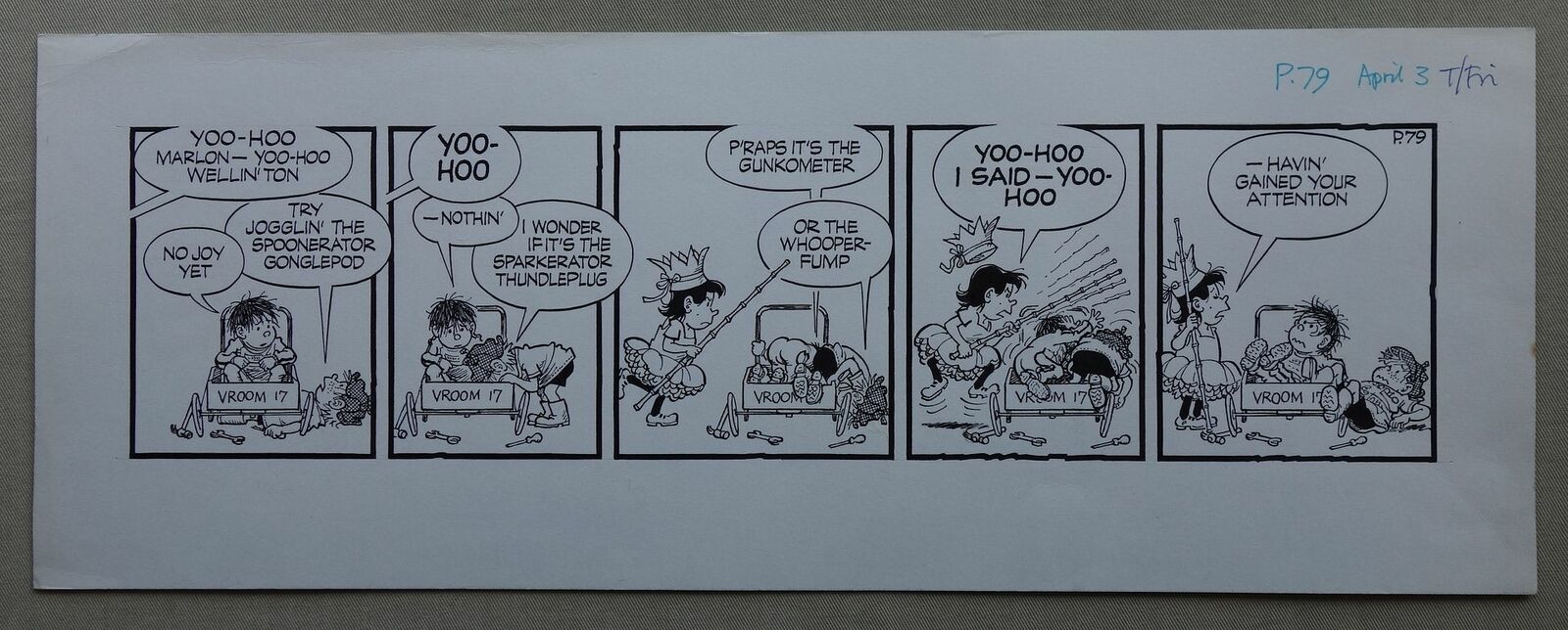 The Perishers strip art, rare first issues of British comics on offer ...