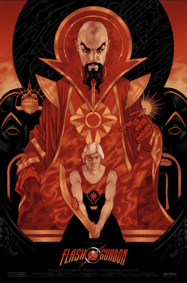 Vice Press offers stunning new Flash Gordon poster by Paul Mann ...