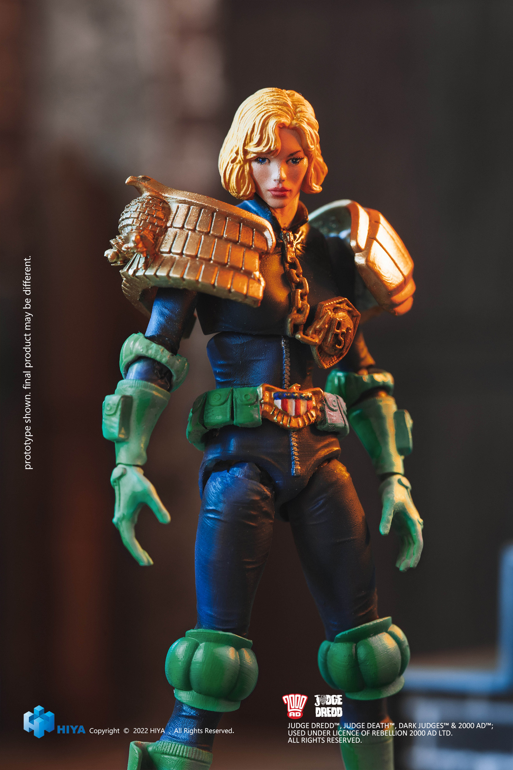 New Judge Anderson figure, and Kleggs, too, but launch of range delayed ...