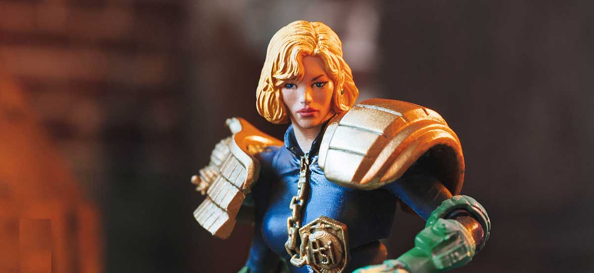New Judge Anderson figure, and Kleggs, too, but launch of range delayed ...