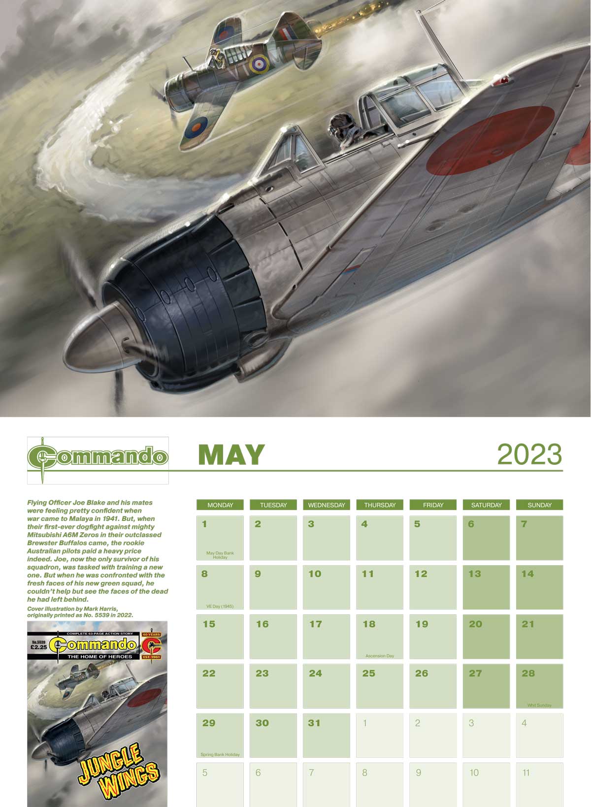 Exclusive Preview: Commando Calendar 2023 pre-orders open – downthetubes.net