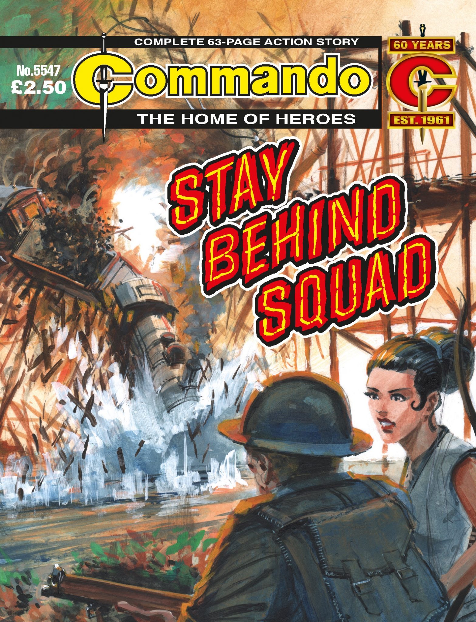 Mark Eastbrook makes his debut as new Commando comic artist ...