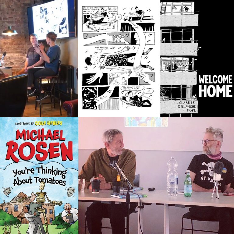 Michael Rosen, Cole Henley and Clarrie Pope feature on “Panel Borders ...