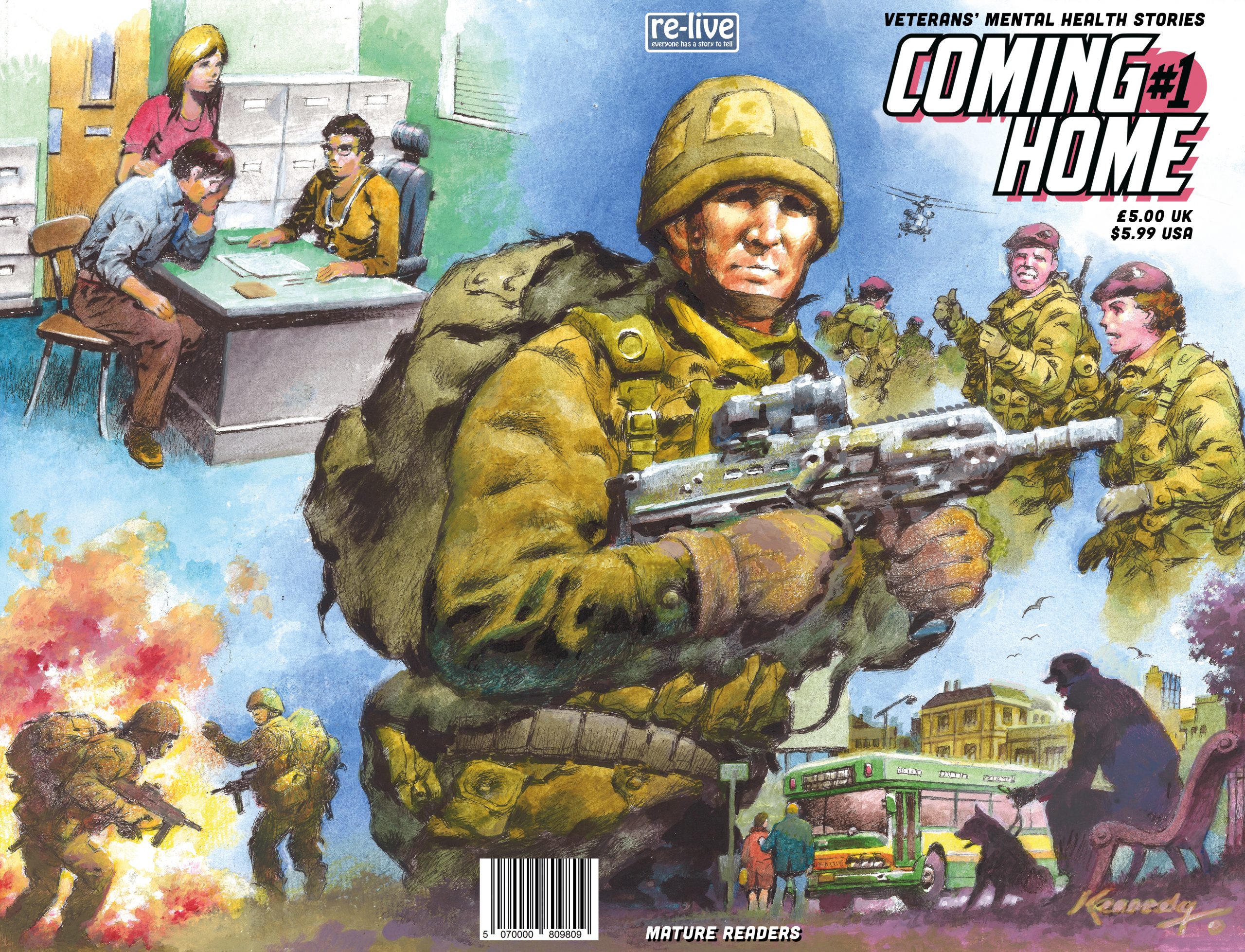 Re-Live charity unites military veterans and comic creators for new ...