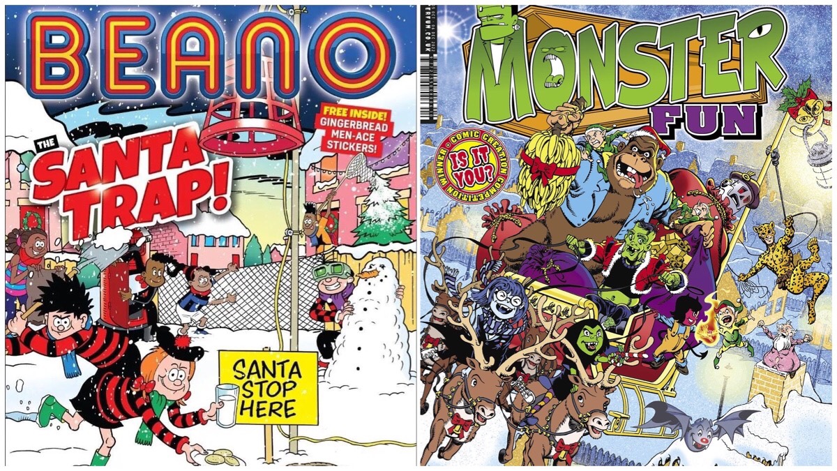 Christmas chicanery ahead, courtesy of BEANO and Monster Fun ...