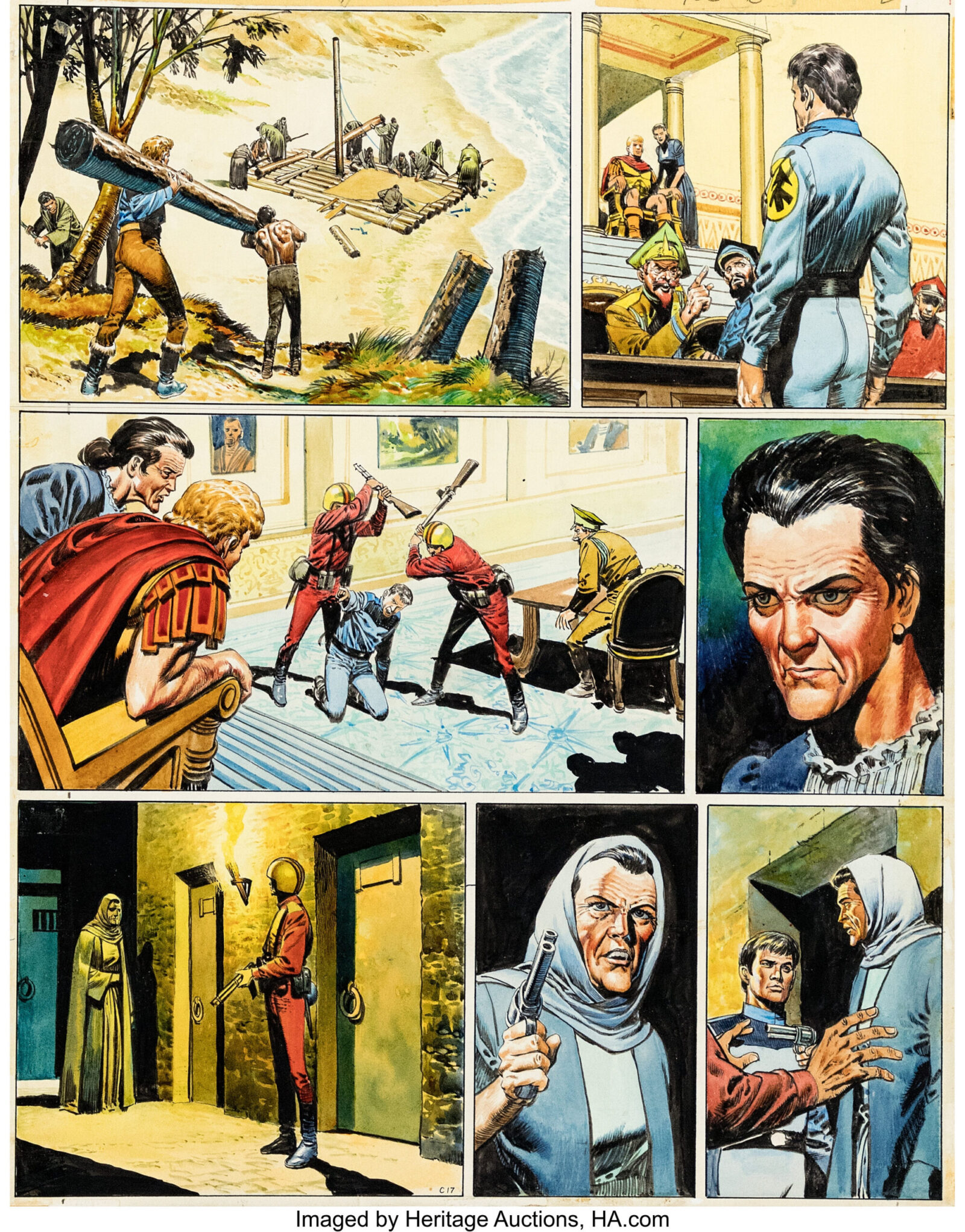 Early “Dan Dare” and other British comic art offered in upcoming ...