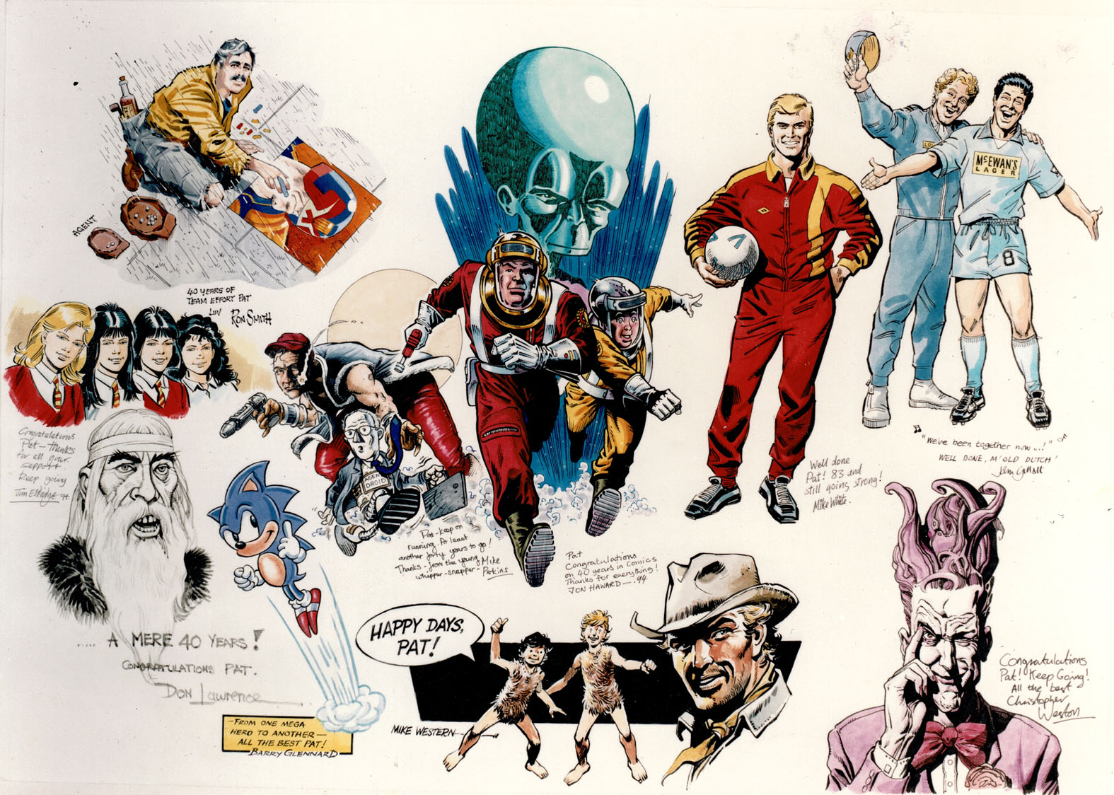 Artists Assembled! An amazing anniversary montage of classic British ...