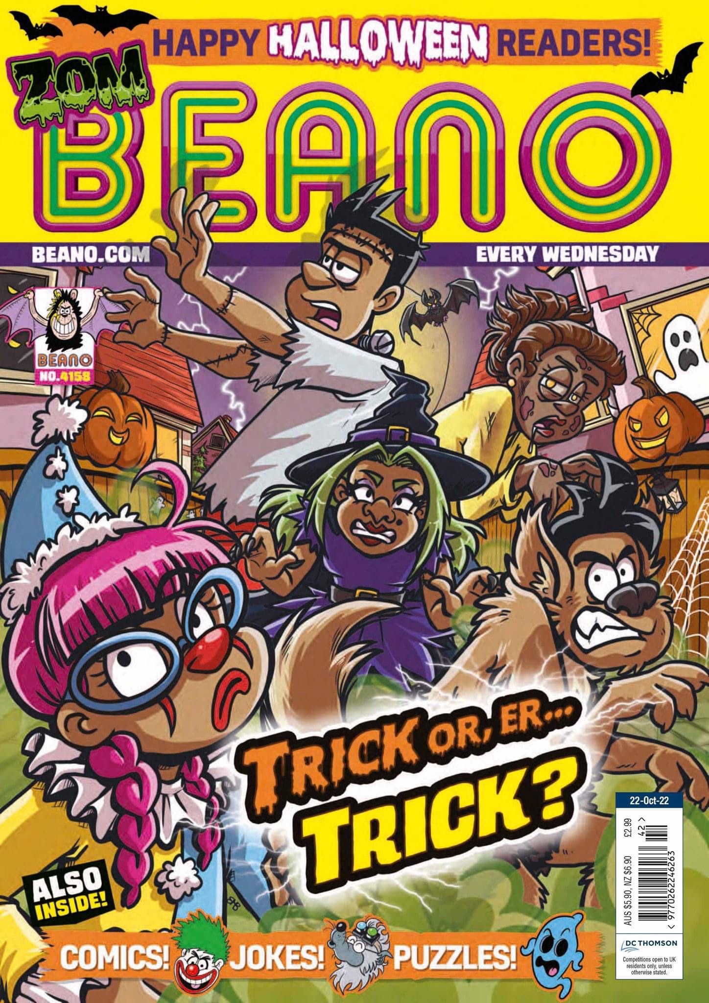 Side by Side: Halloween Celebrations from BEANO and Spirou… and Monster ...