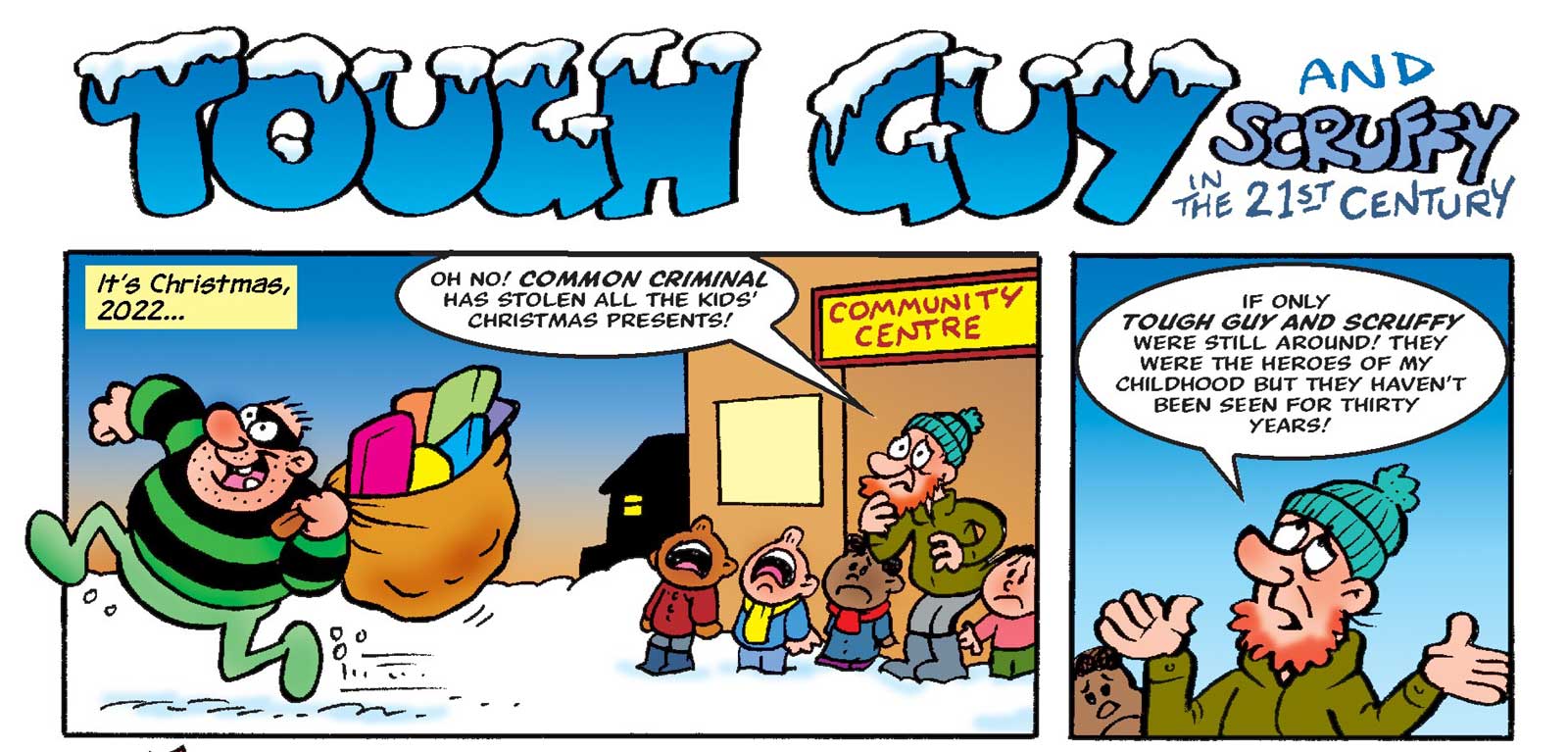 Lew Stringer’s “Tough Guy and Scruffy” return – downthetubes.net