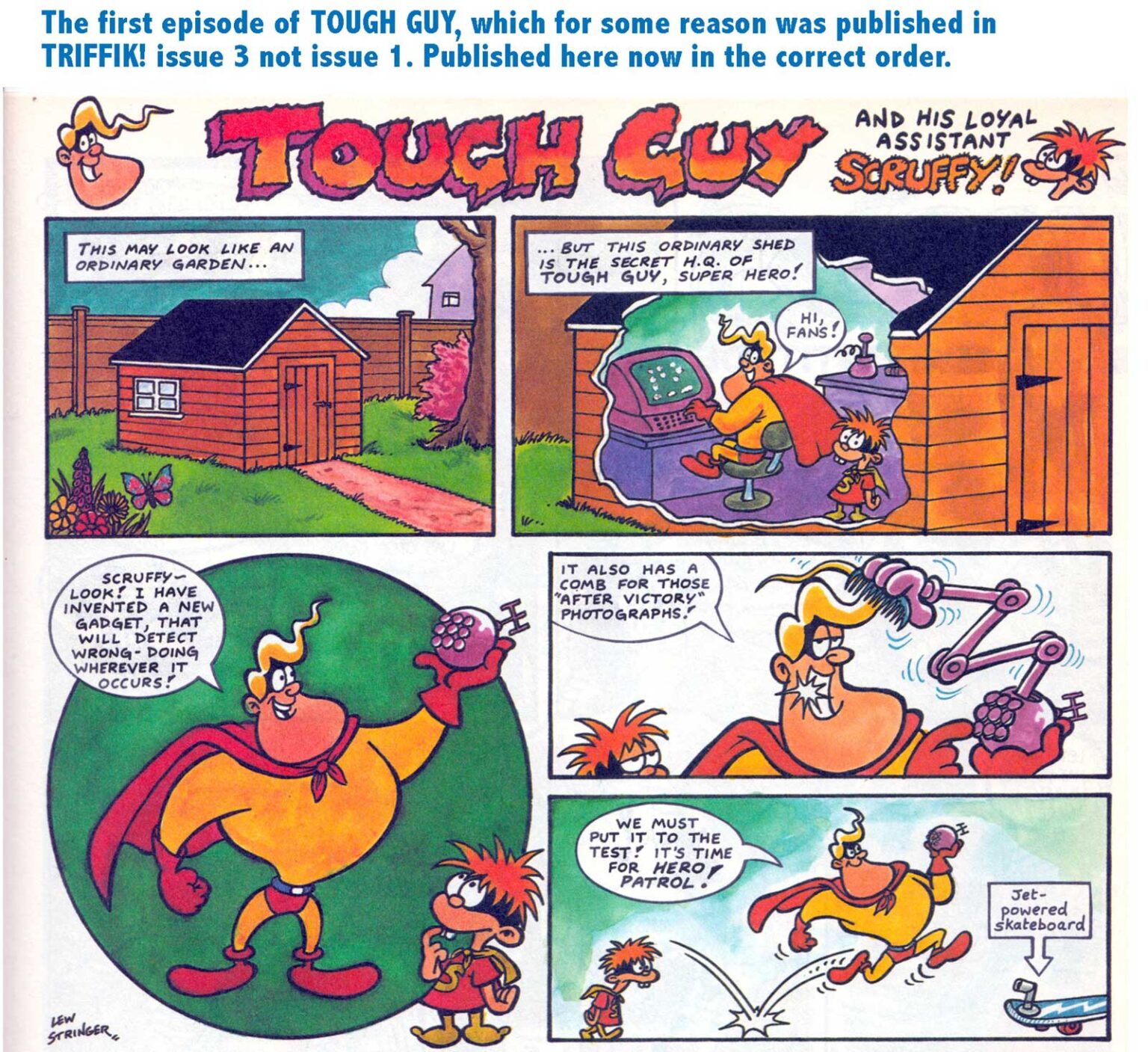 Lew Stringer’s “Tough Guy and Scruffy” return – downthetubes.net