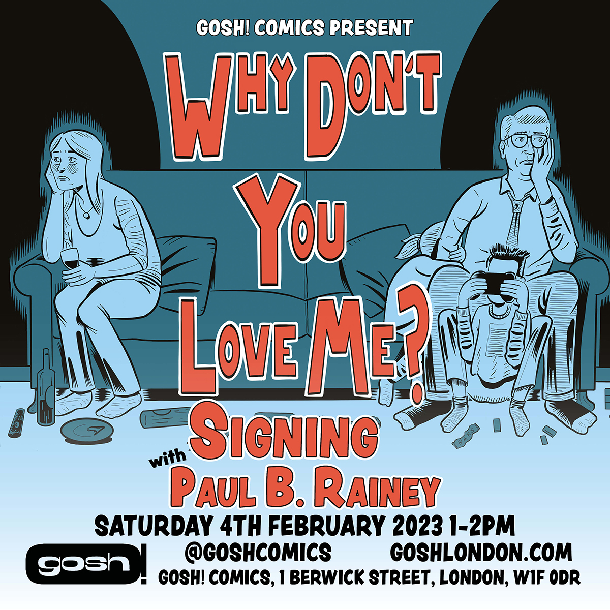 Paul Rainey signing announced at Gosh! Comics next month, celebrating ...